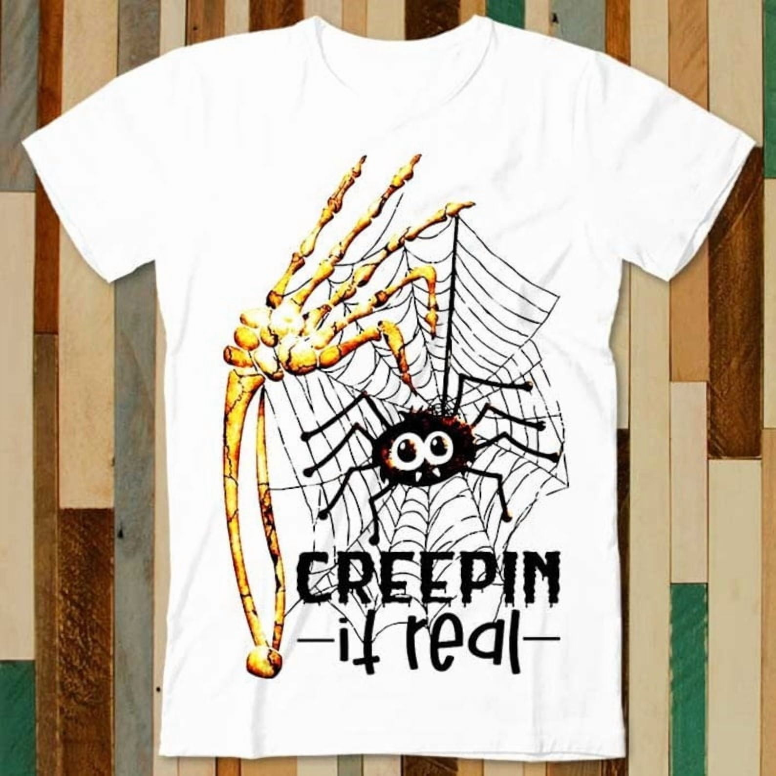 Creepin It Real Spider Funny Cartoon Anime Manga T Shirt Adult Unisex ...