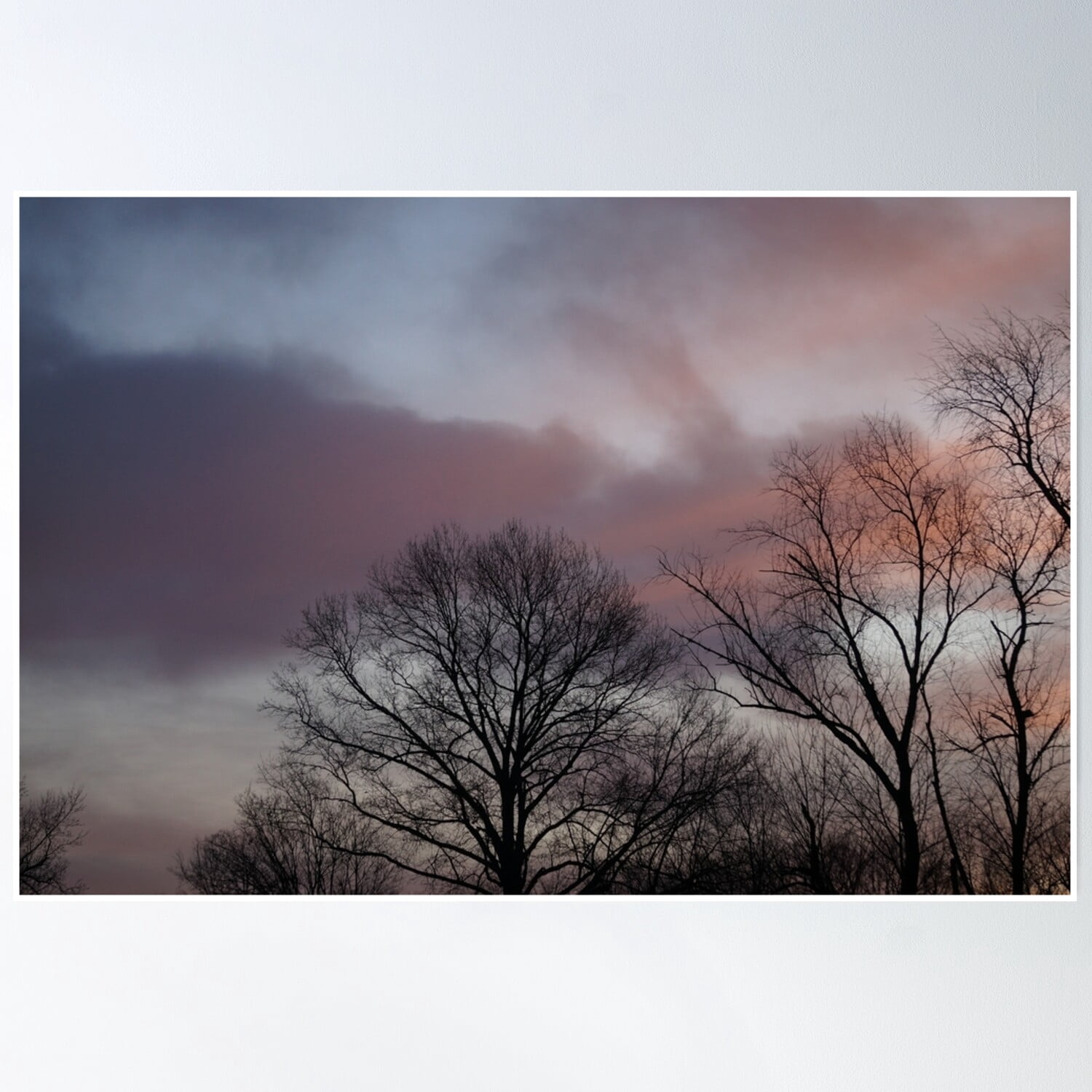 Creeping Dark Cloud Poster Wall Art, Modern Wall Decor, 12x18 UNFRAMED ...