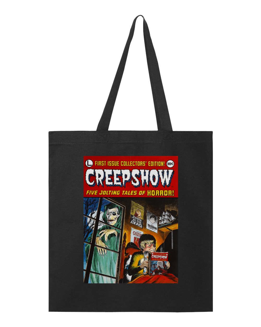 Creepshow 1982 Comic Horror Scene Tribute Tote Bag for Horror Fans ...