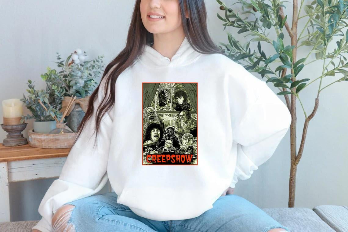 Creepshow 1982 Hoodie Horror Comic Book Style Anthology Art, for men ...