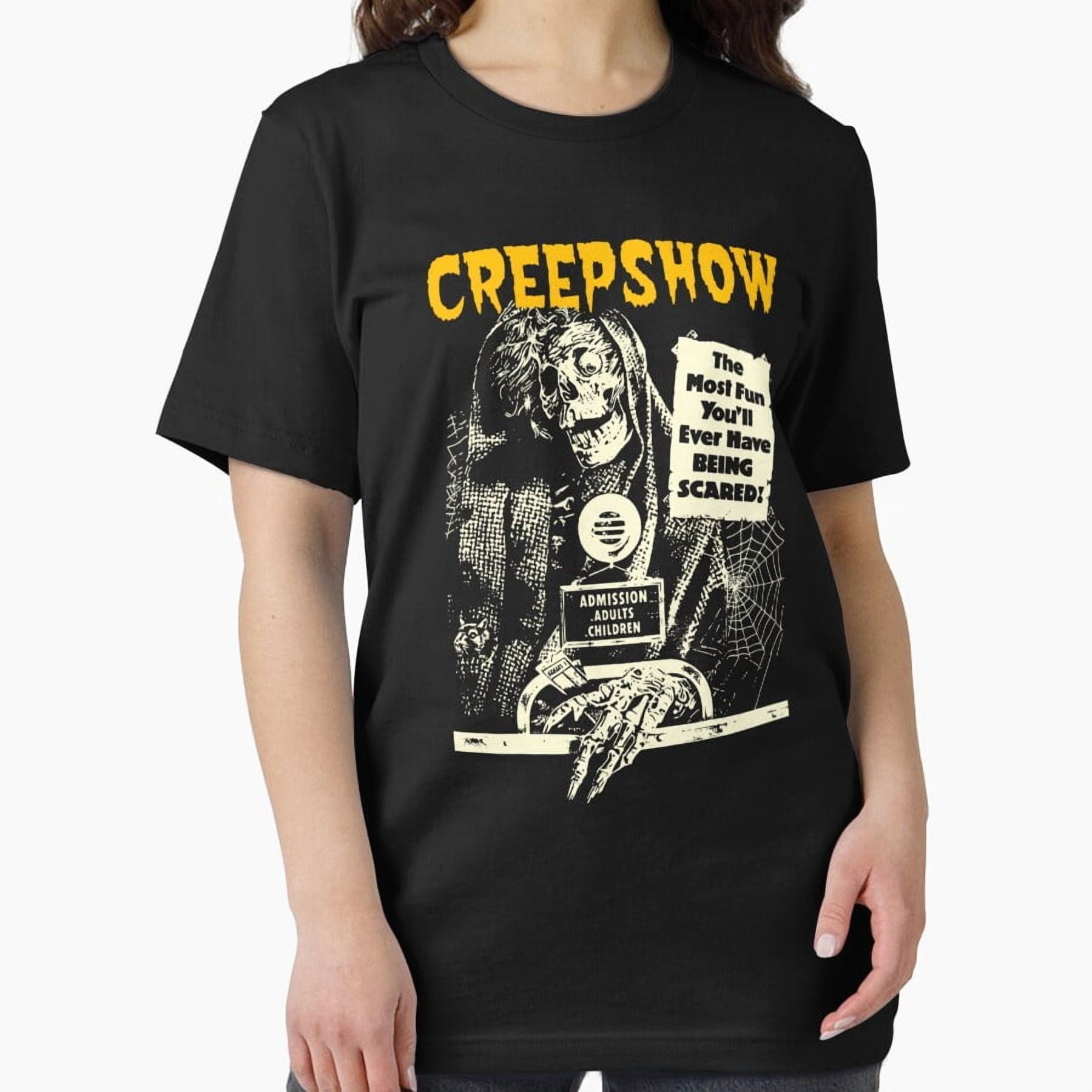Creepshow Skeleton Ticket Taker Vintage Horror Graphic H4200 T-Shirt, for Men and Women, Up to ...