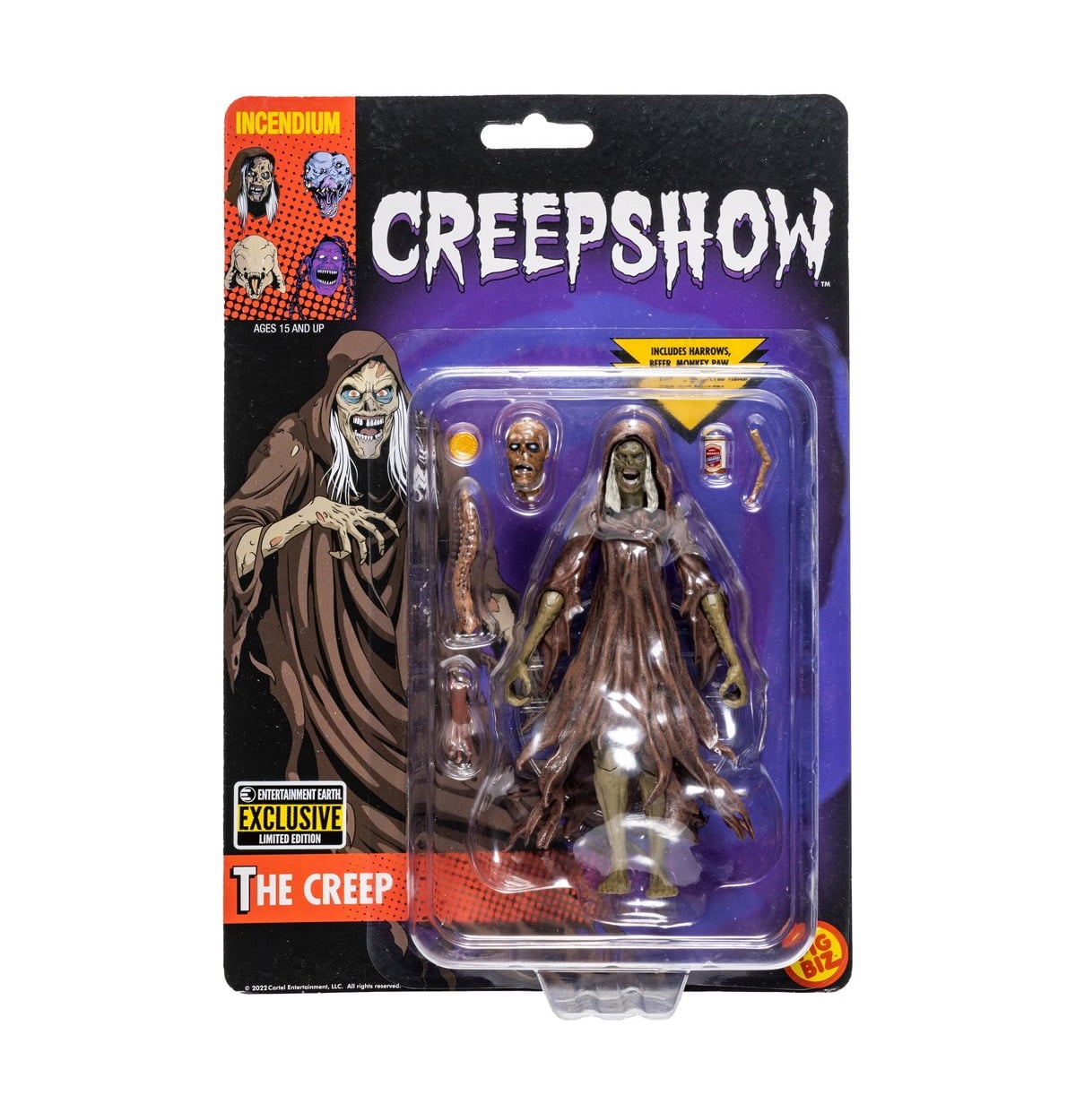 Creepshow The Creep 5-inch FigBiz Glow-in-the-Dark Figure (Exclusive ...