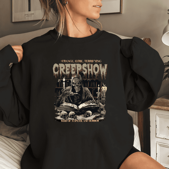 Creepshow - Vibe Graphic Sweatshirt,Tops Has Relatable “‘CREEPSHOW ...