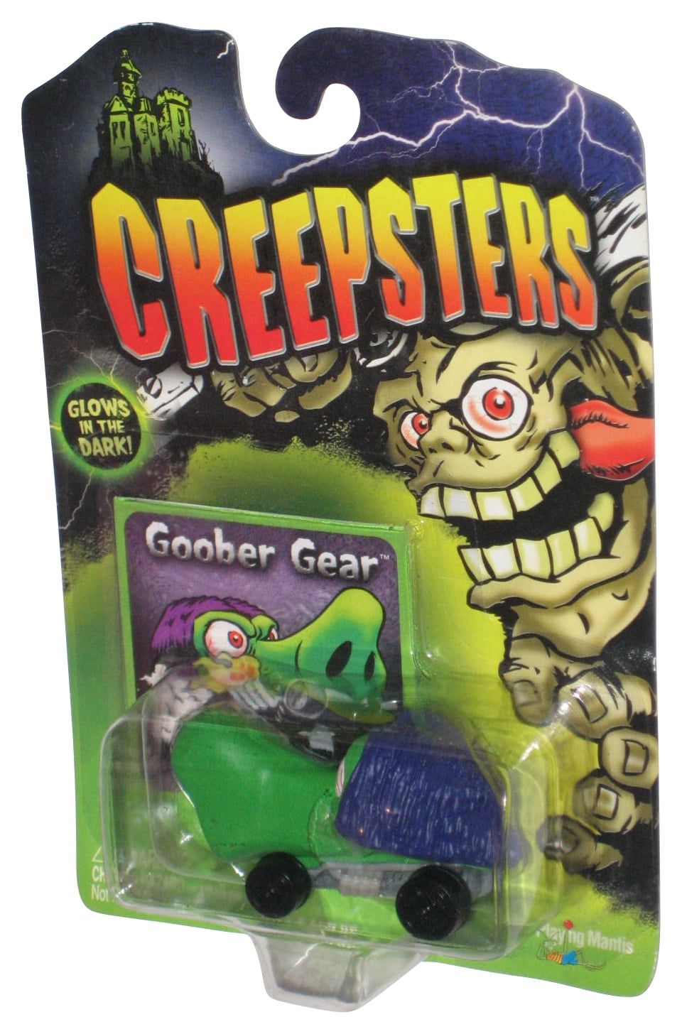 Creepsters Glow In The Dark (2004) Goober Gear Green Toy Car - Walmart.com