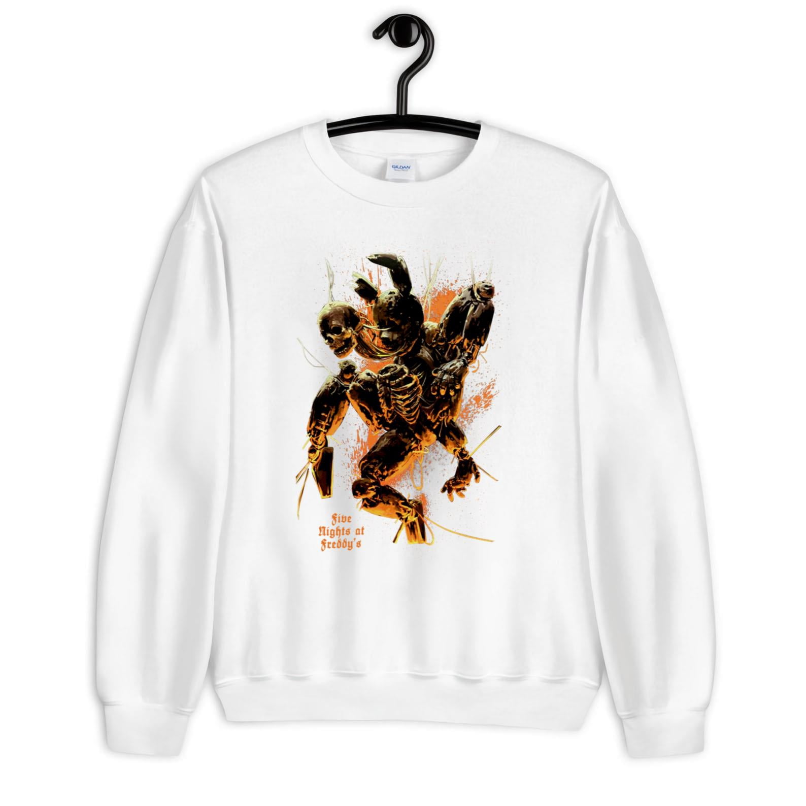 Creepy Animatronic Horror Style Jumbo Graphic T-Shirt for Fans of Scary ...