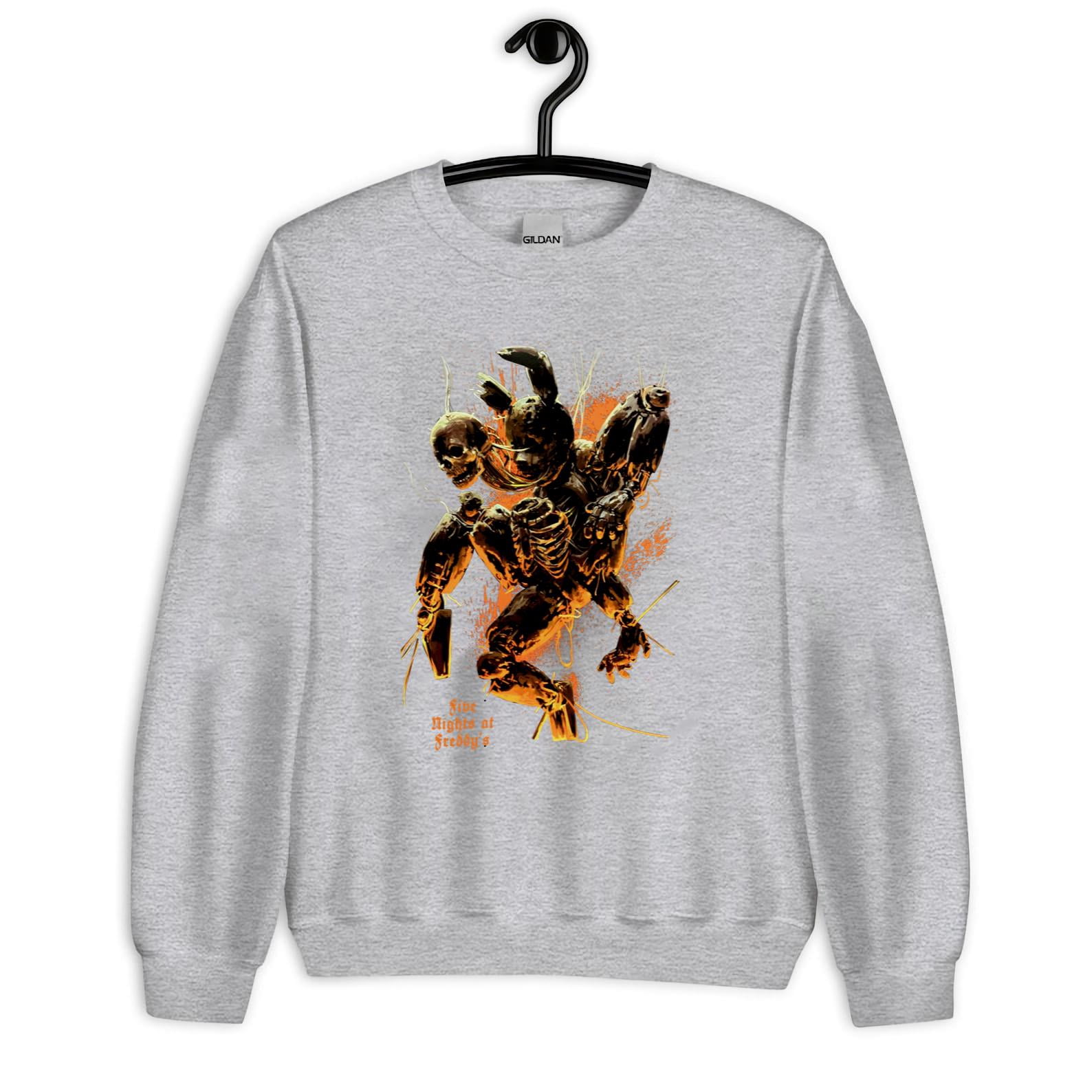 Creepy Animatronic Horror Style Jumbo Graphic T-Shirt for Fans of Scary ...