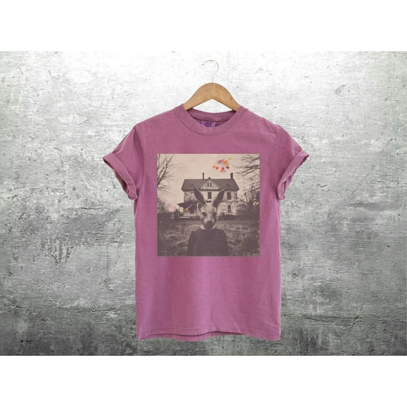 Creepy Bunny Shirt, Spooky Season Shirt, Goth Shirt, Horror Film ...