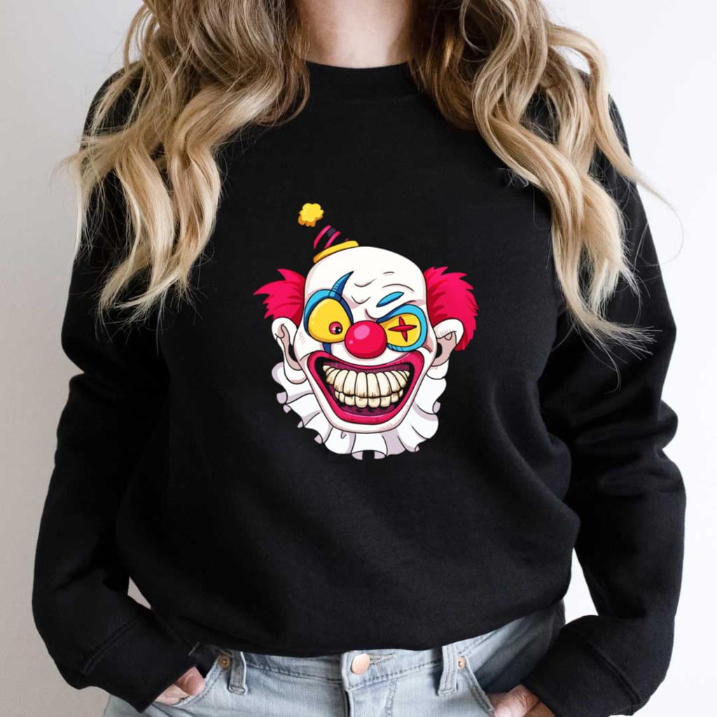 Creepy Cartoon Face Funny Graphic, Humorous Animated G2083 Unisex ...