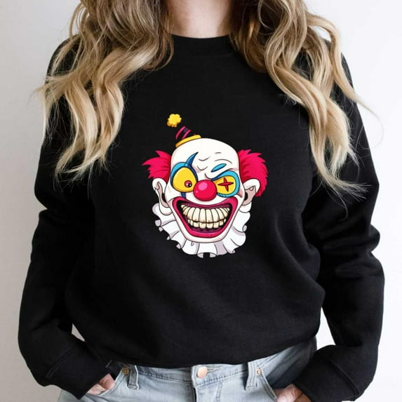 Creepy Cartoon Face Funny Graphic, Humorous Animated G2083 Unisex ...