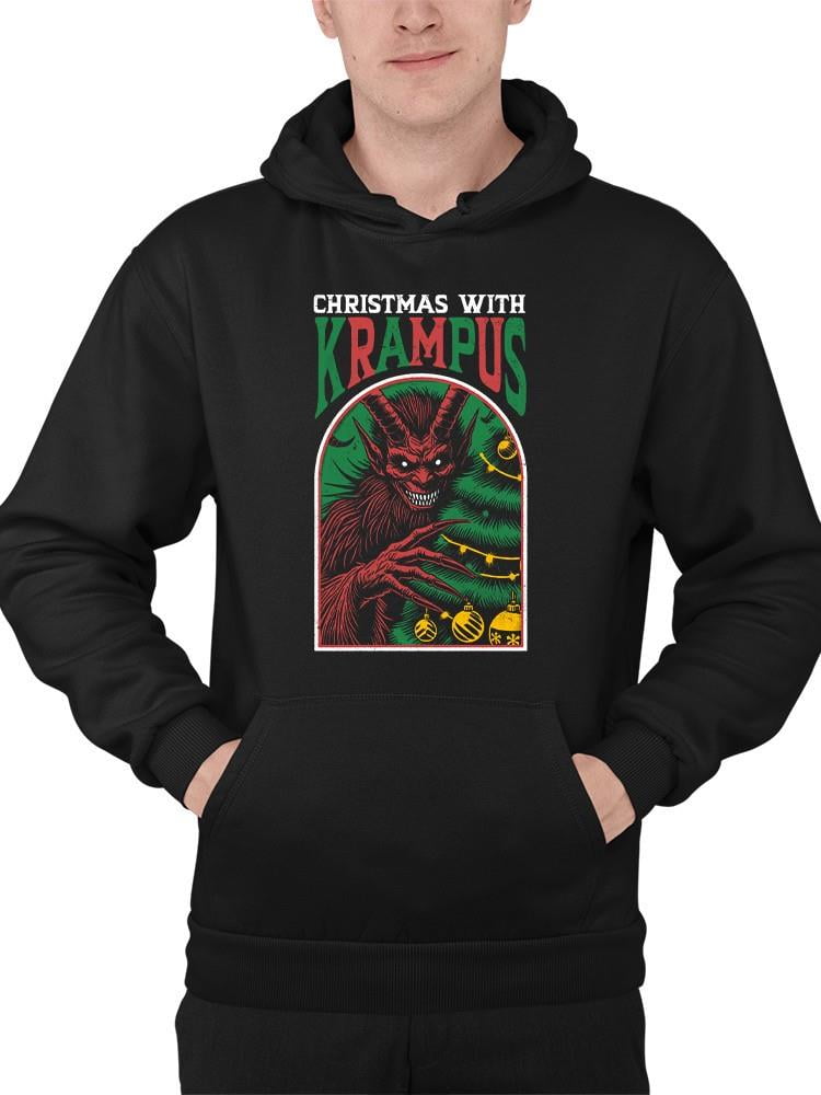 Creepy Christmas.Tree Sweater Design Men's Hoodie - Walmart.com