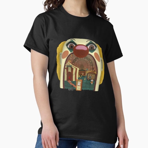 Creepy Circus H1113, Premium Unisex Tee – Extended Sizes Up to 5XL ...