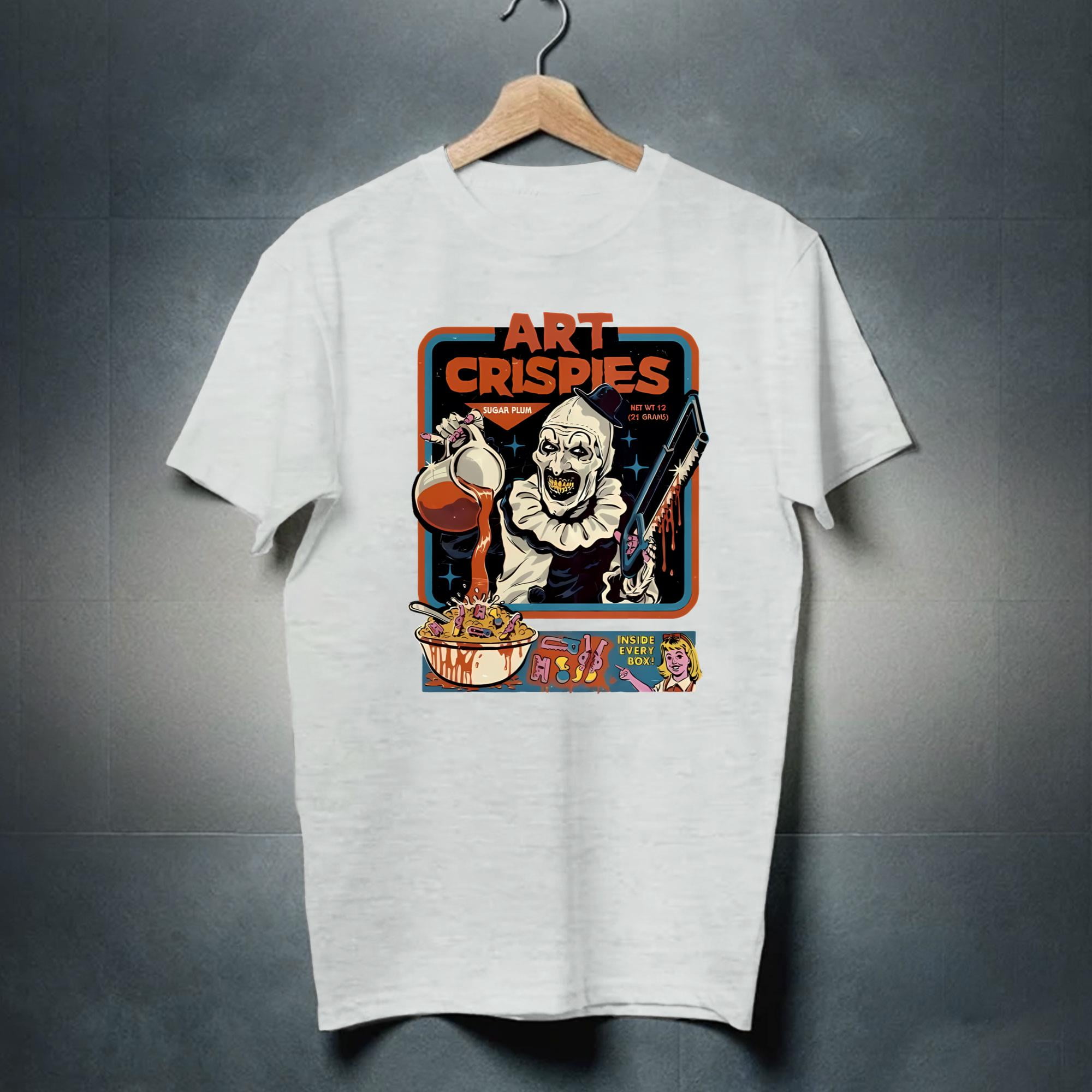 Creepy Clown Cereal Parody Shirt, Horror Breakfast Graphic Shirt ...