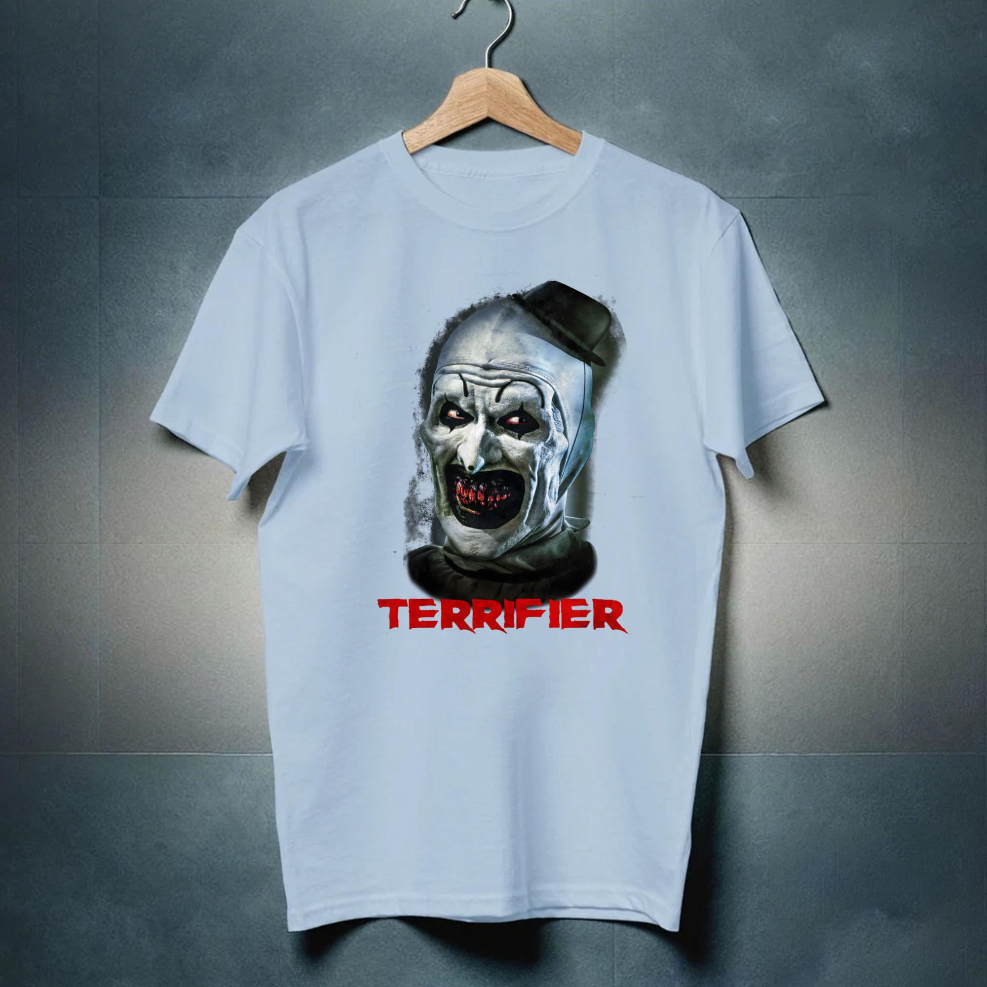 Creepy Clown Slasher Horror Shirt, Halloween Fear Graphic Tee for Fans ...