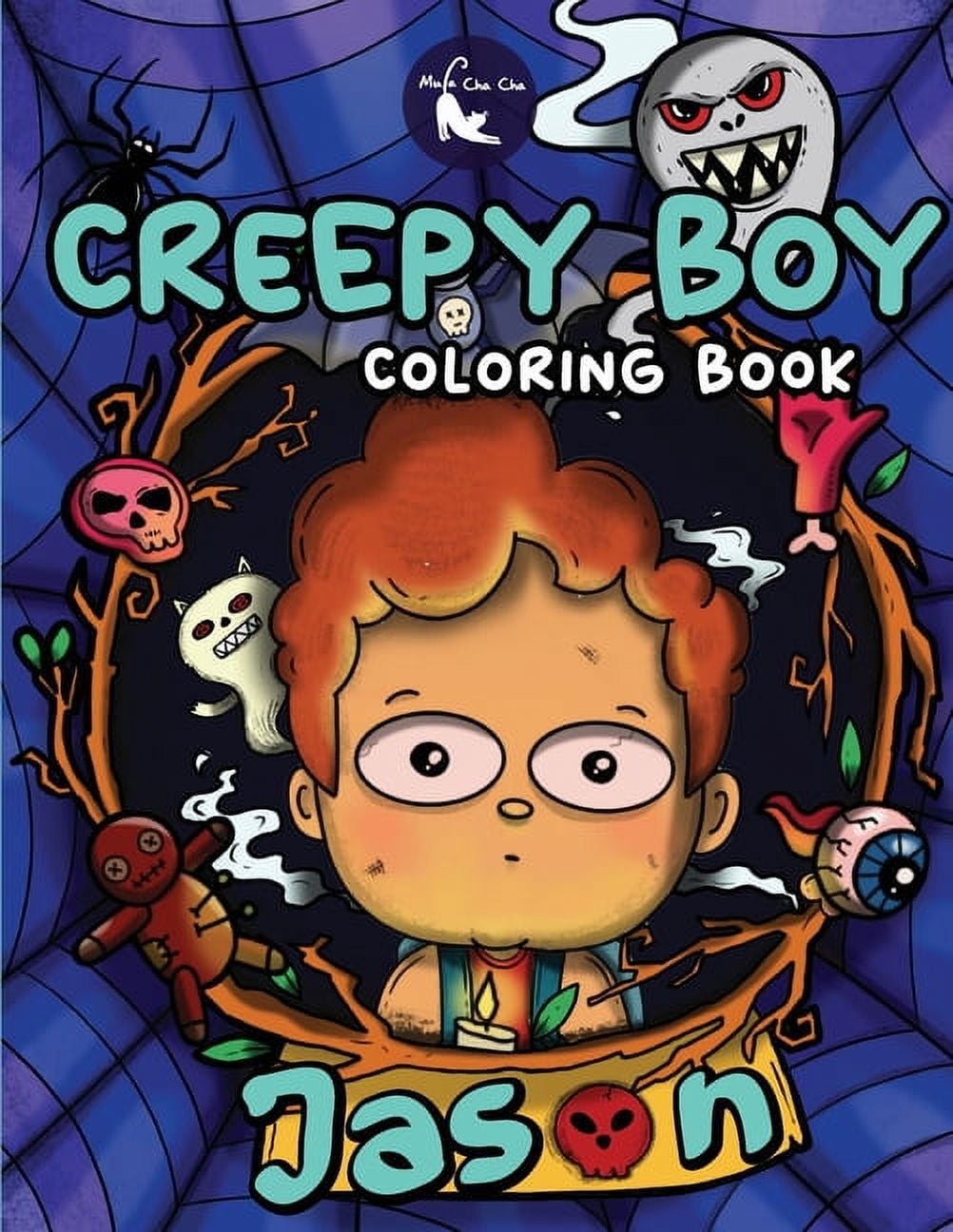 Creepy Coloring Book for Adults Creepy Boy Jason Coloring Book: Creepy ...