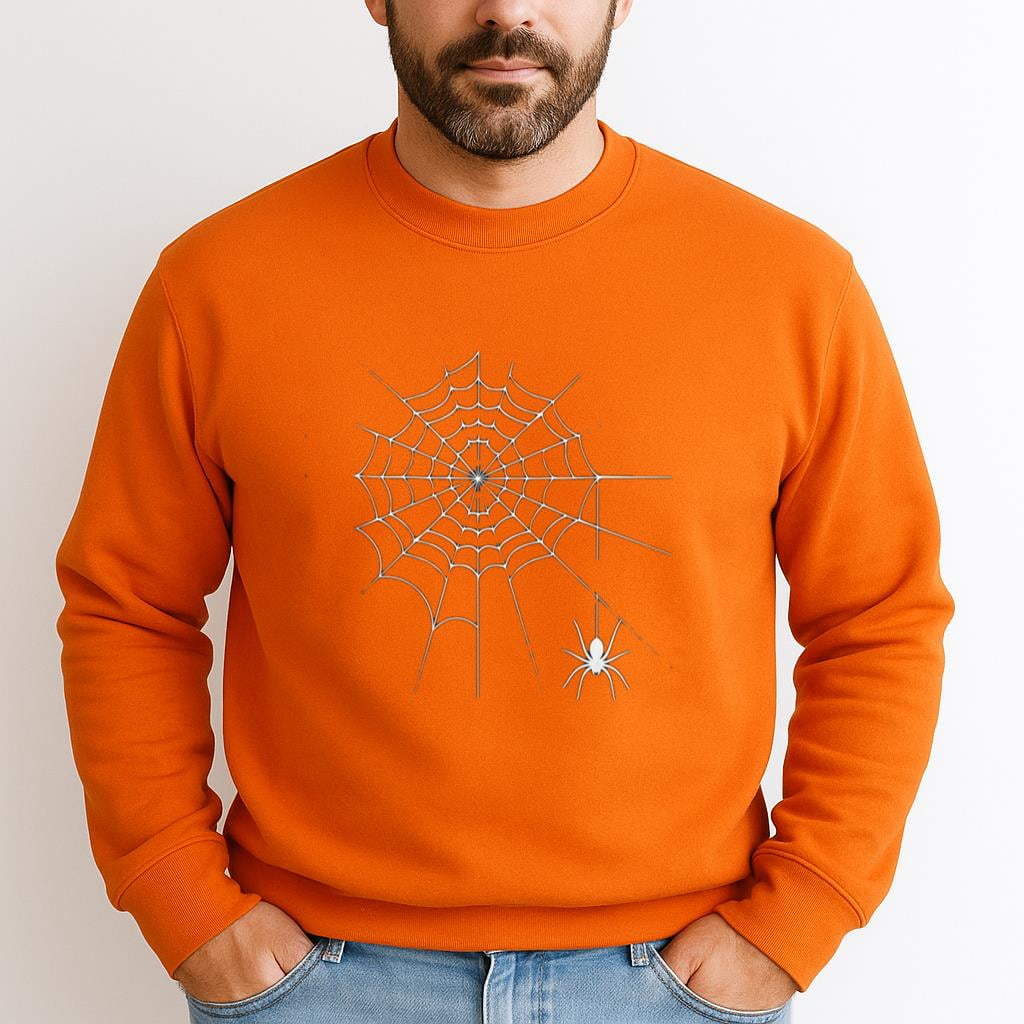 Creepy Crawling Spider and Web Halloween Graphic, Insect - Unique Gift Tee G2102 Unisex ...