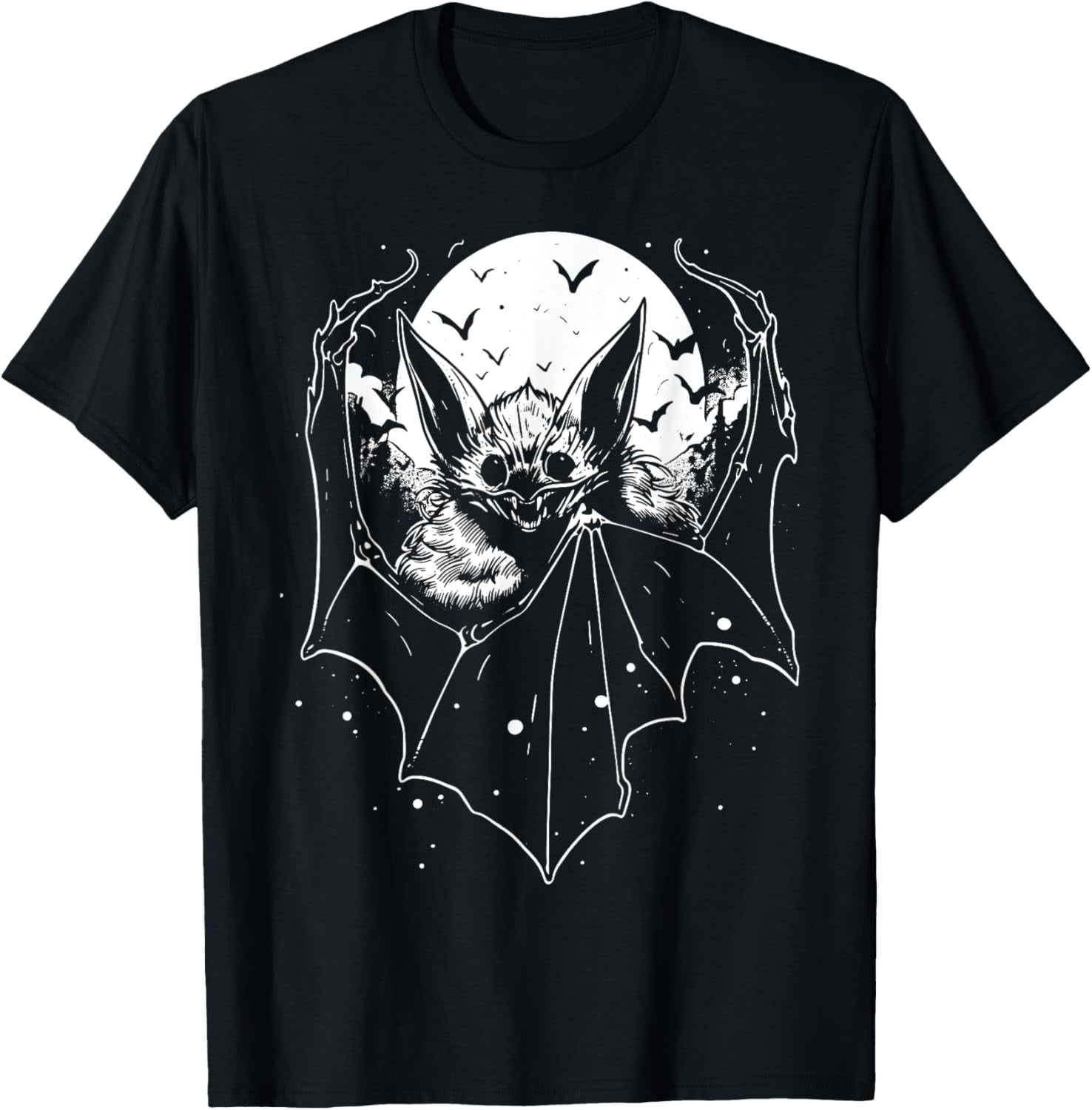 Creepy Cute Bat | Pastel Goth Alternative Occult Gothic T-Shirt ...