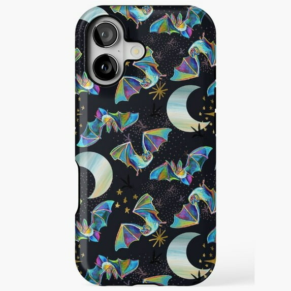 Creepy Cute Cartoon Bat Repeating Pattern Durable Case for iPhone 11 to ...