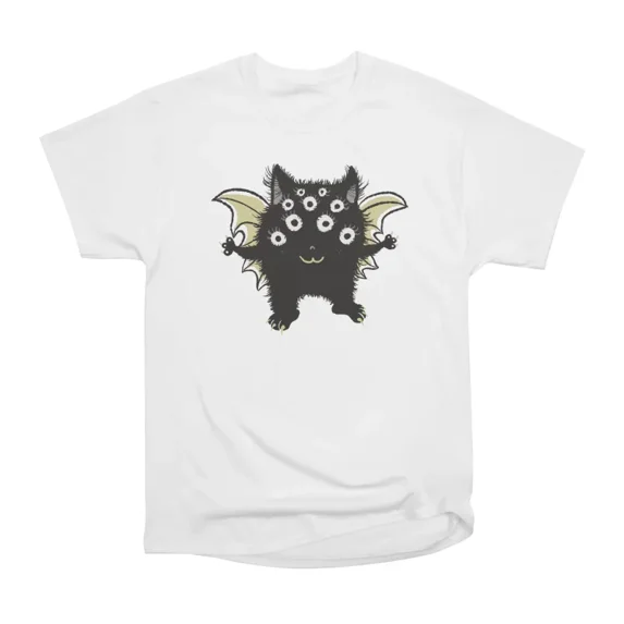 Creepy Cute Demon Creature MultiEyed Kawaii Monster T-Shirt Tee Gift ...