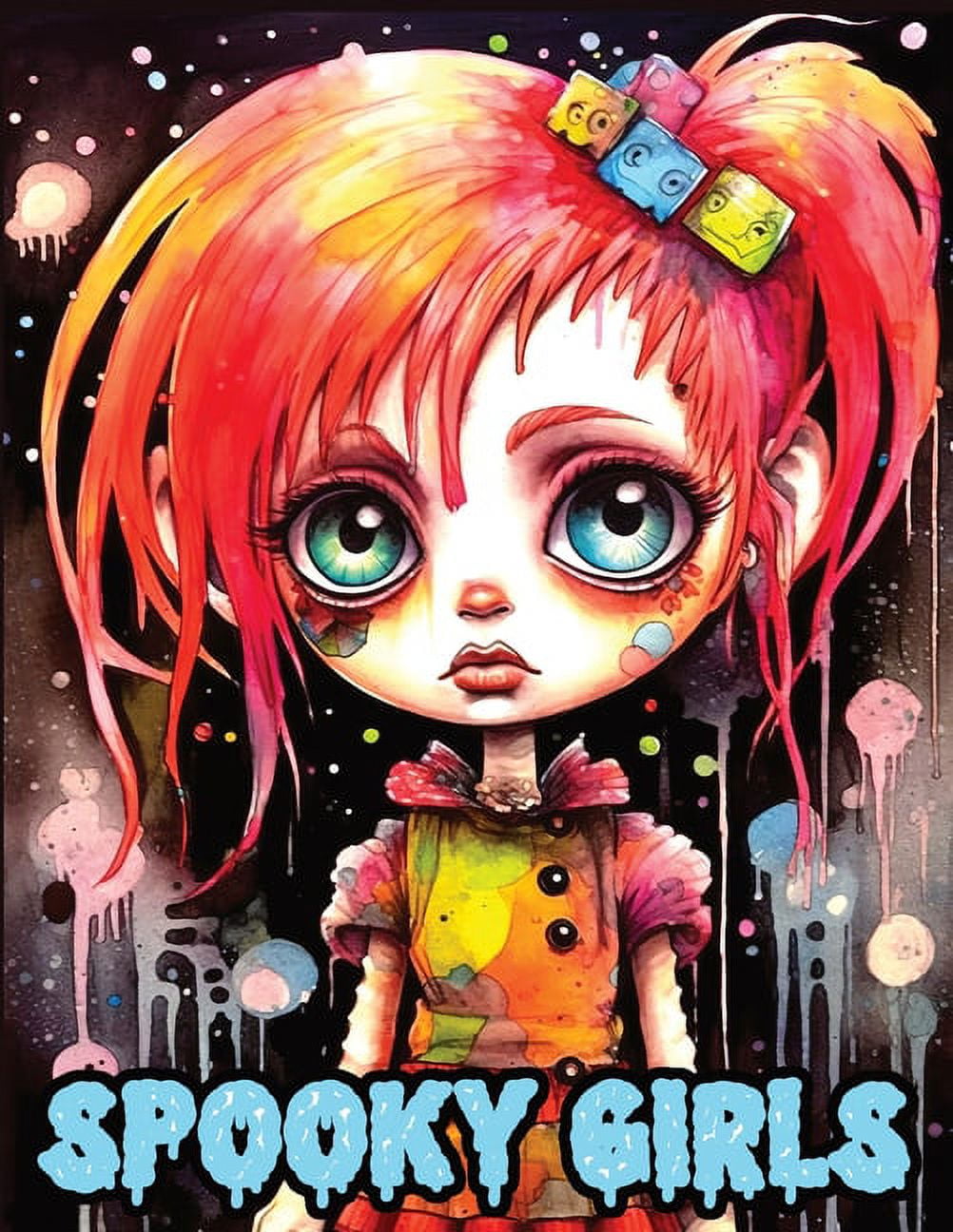 Creepy Cutie Coloring Book: Spooky Kawaii Girls for Stress Relief & Relaxation - Perfect for ...