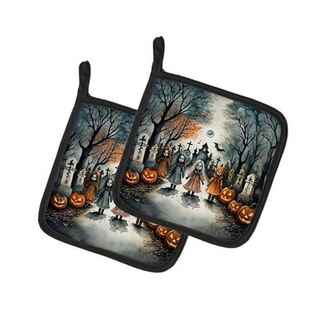 Creepy Dolls Spooky Halloween Pair of Pot Holders - Walmart.com