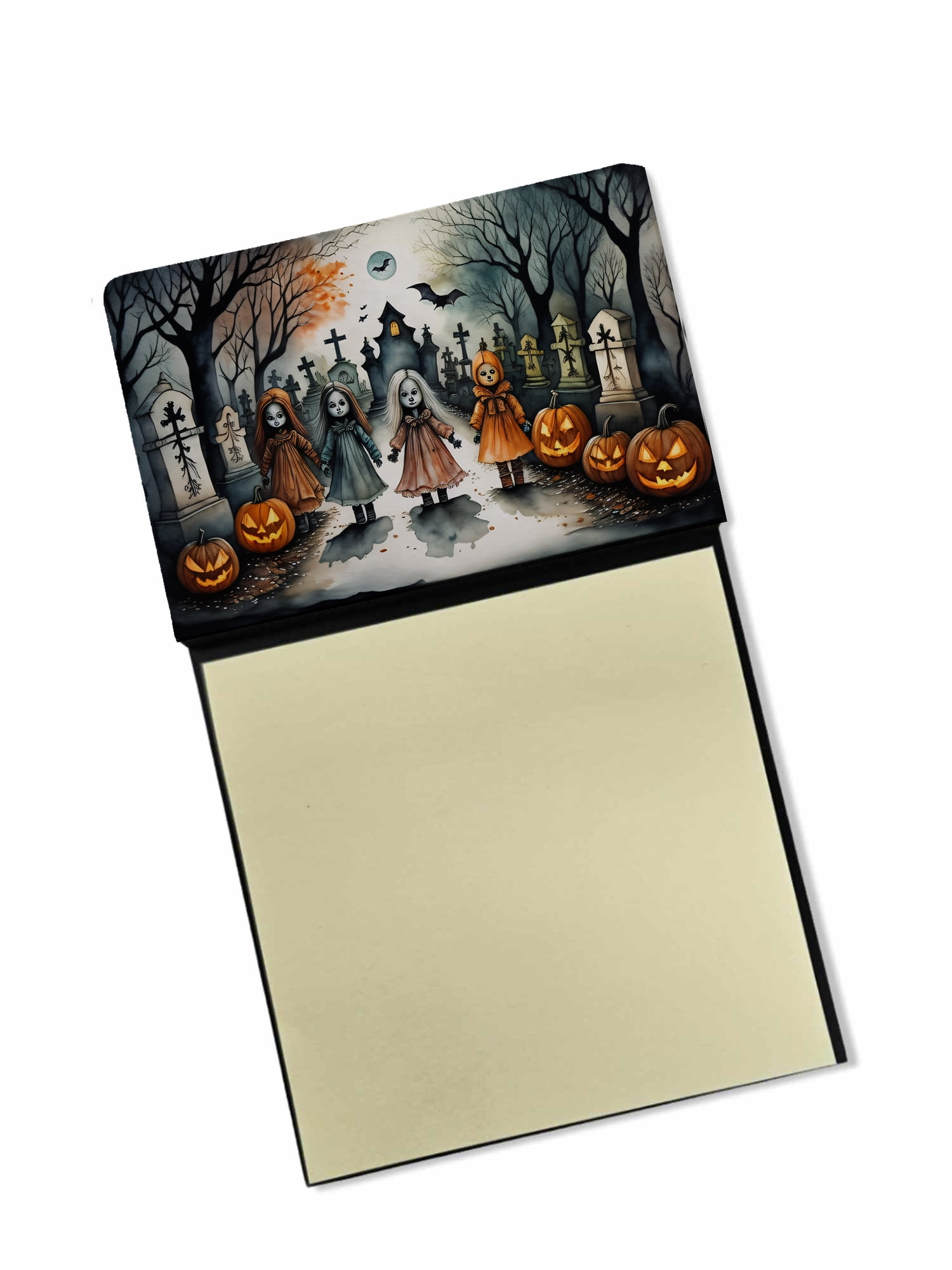 Creepy Dolls Spooky Halloween Sticky Note Holder 3.25 in x 5.25 in ...
