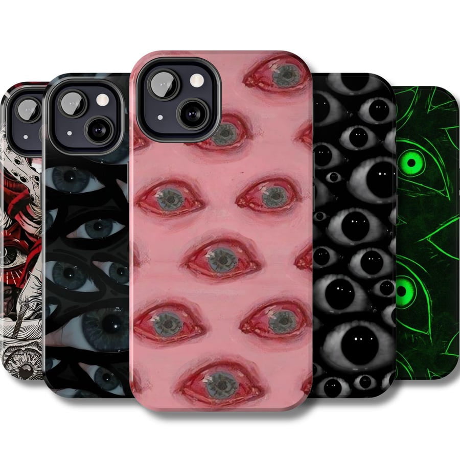Creepy Eyes Dark Gore Eerie Goth Gloomy Gothic Emo Weird Grim Art Case ...