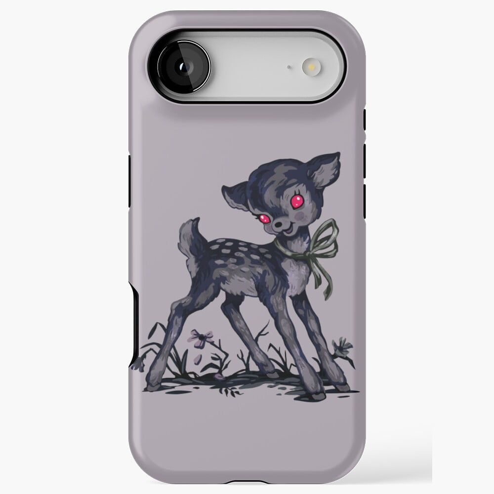 Creepy Fawn Gothic Halloween Protective Cover for iPhone 11–17 Pro Max ...