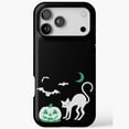 Creepy Ghost of Cat Pumpkin Bat Moon Halloween Art Case for iPhone 11 ...