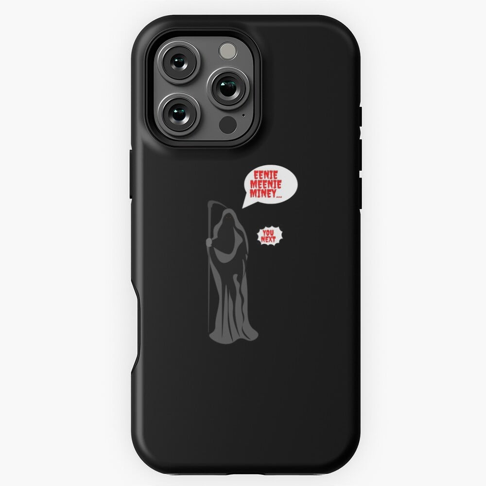Creepy Grim Reaper You re next Ilustration Phone Case for iPhone 16 15 ...