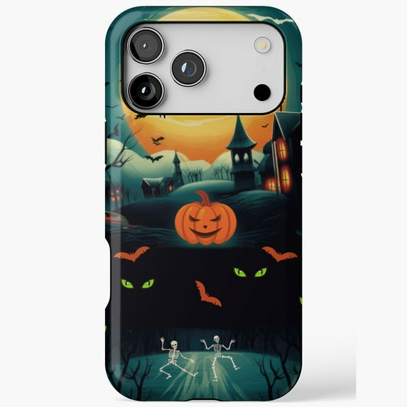 Creepy Halloween Eat Drink and Be Scary Funny Quote Case for iPhone 11 ...