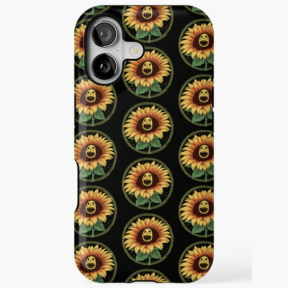 Creepy Haunted Sunflower Funny Halloween Floral Botanical Horror Art ...