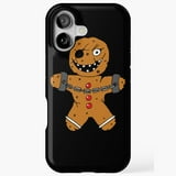Creepy Holiday Gingerbread Man in Chains iPhone Case 17 16 15 14 13 12 ...