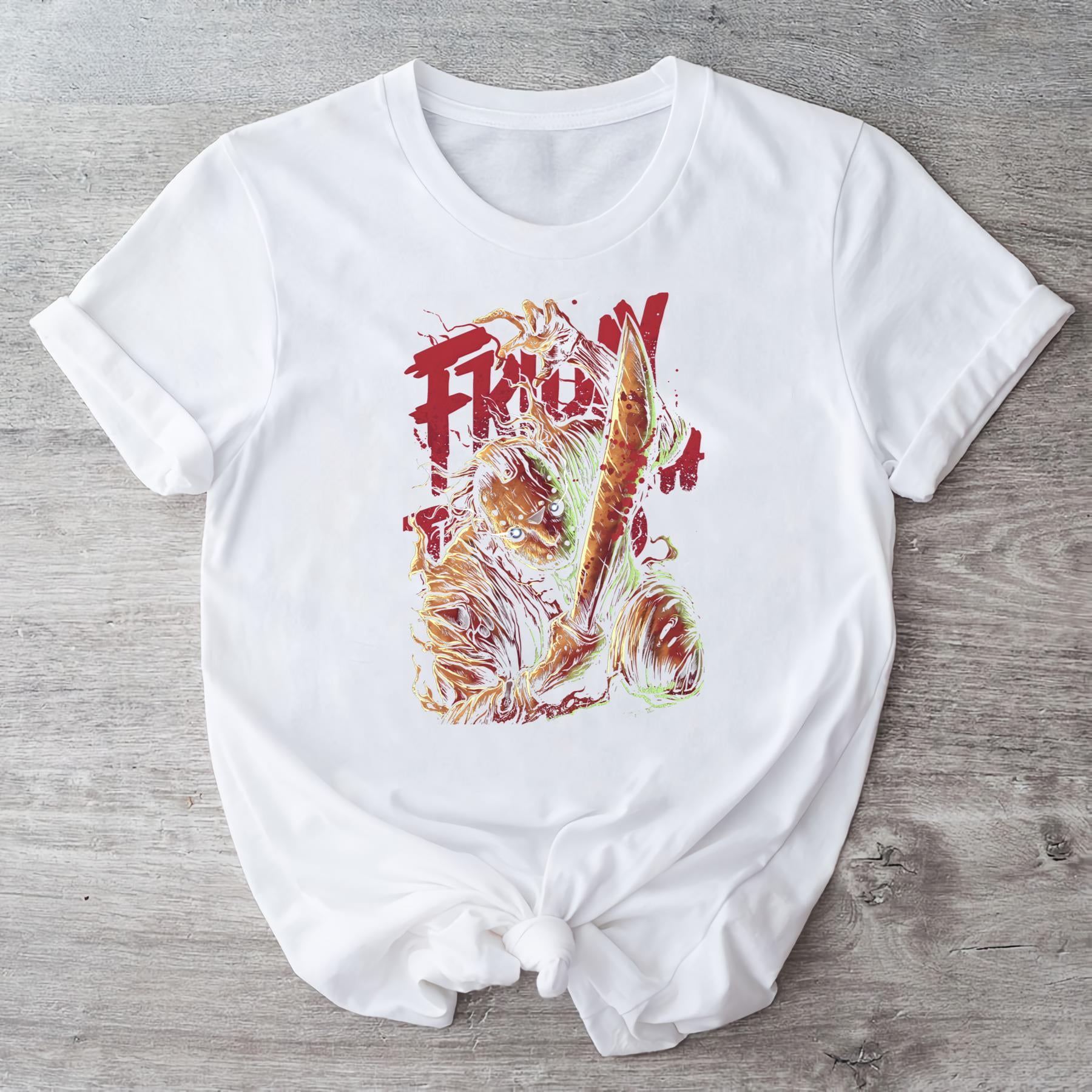 Creepy Horror Tribute Shirt, Retro Movie Night Graphic Tee for Fans ...