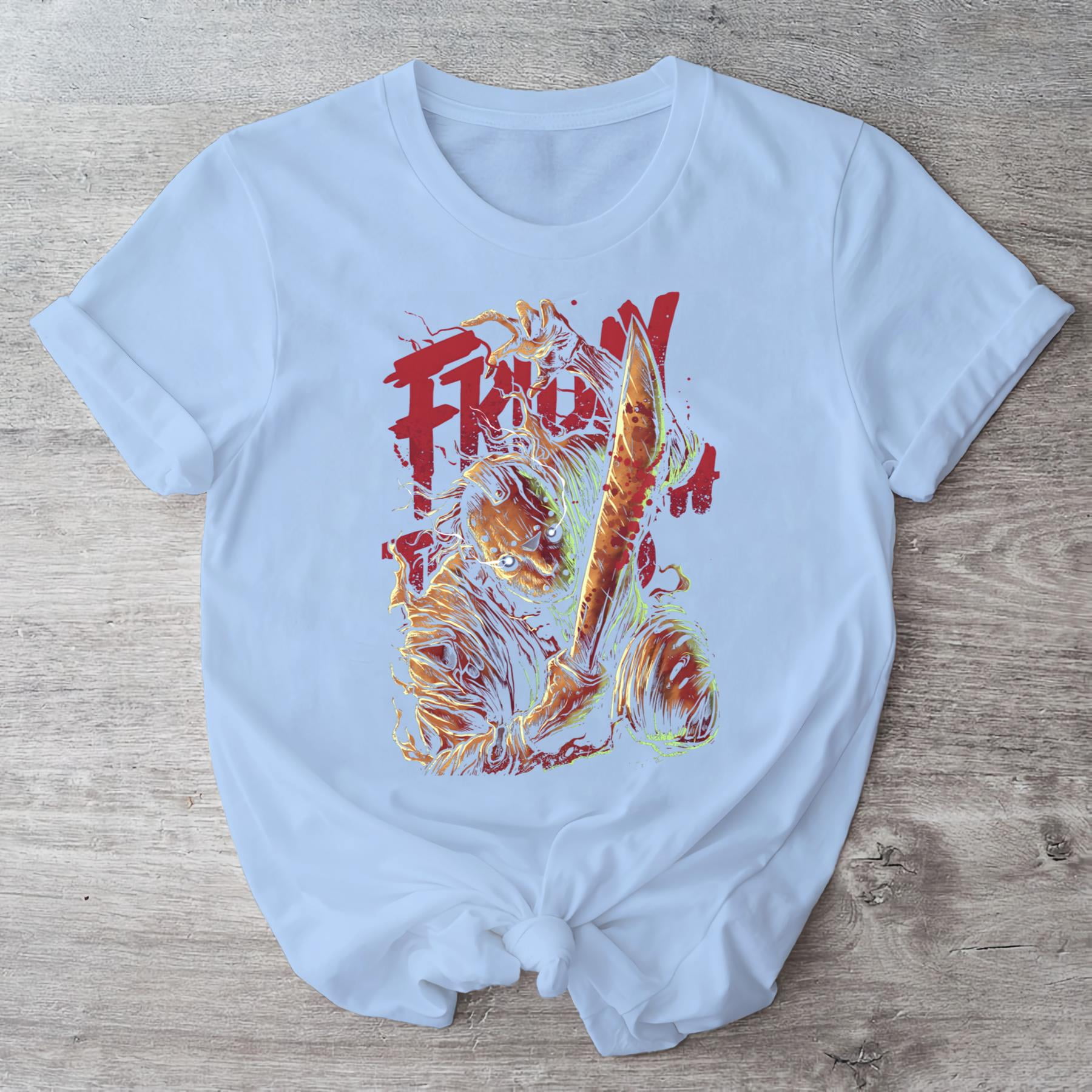 Creepy Horror Tribute Shirt, Retro Movie Night Graphic Tee for Fans ...