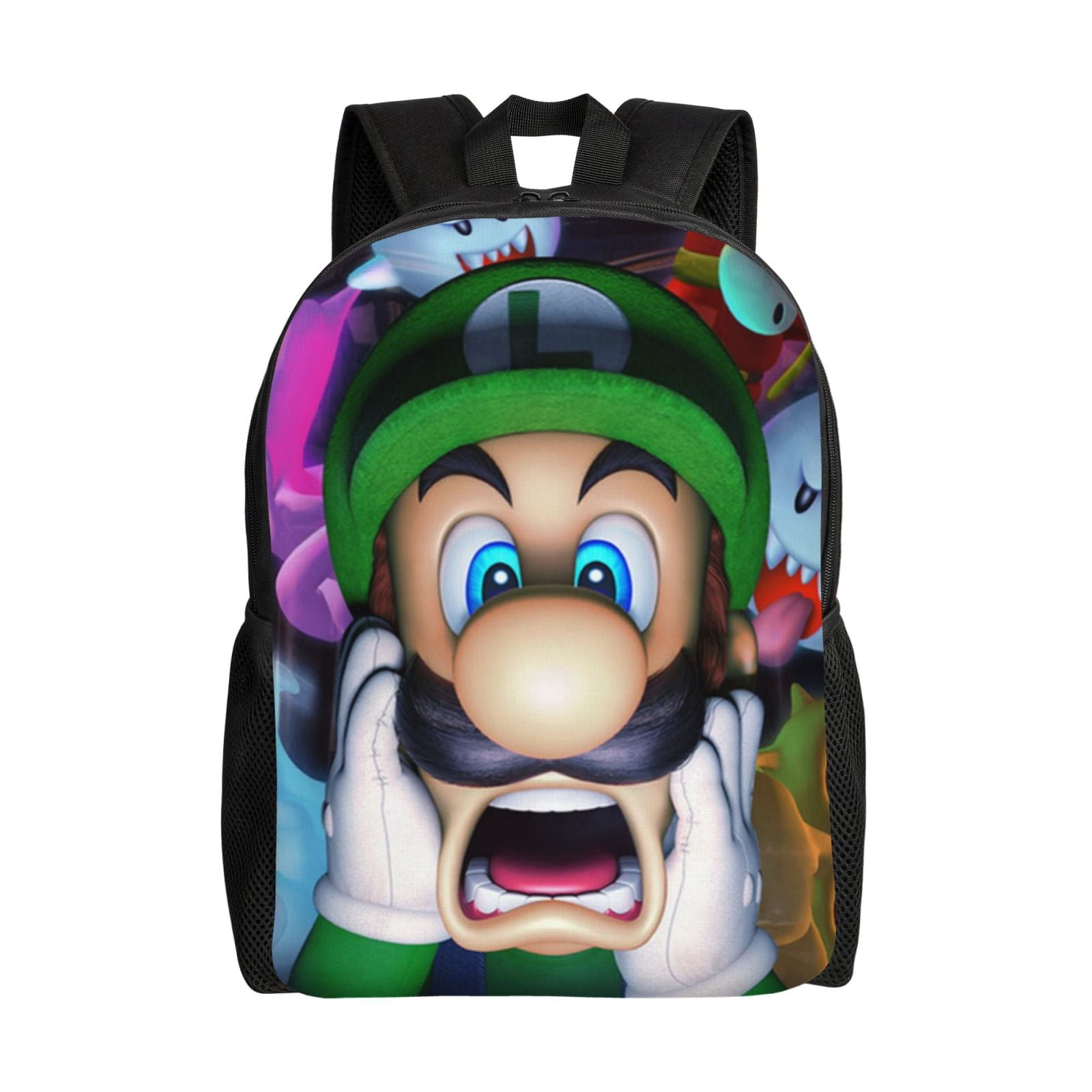 Creepy Luigi's Mansion Unisex Backpack Laptop School Bag College ...