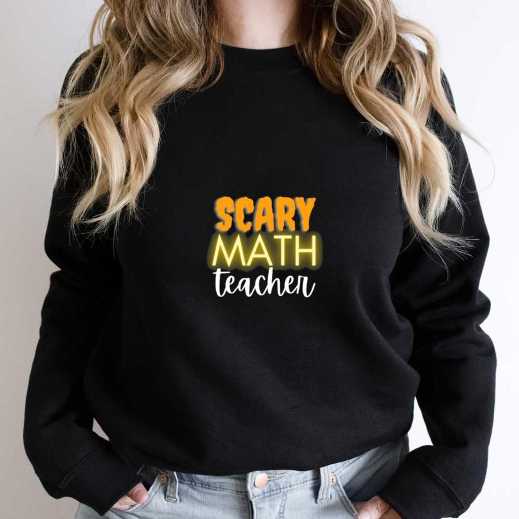 Creepy Math Teacher Halloween Costume Graphic, Funny Educator G2155 ...