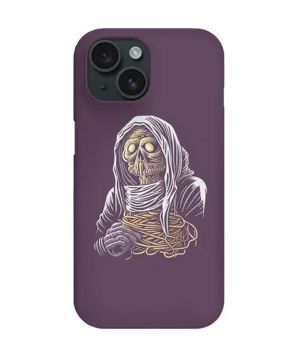Creepy Noodles Funny Spooky Food Art Phone Case for iPhone 16 15 14 13 ...