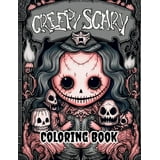 Creepy Scary Coloring Book: Explore a Spooky World of Coloring Fun ...