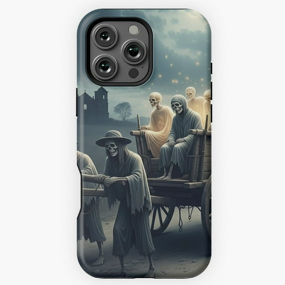 Creepy Skeleton Phone Case for iPhone 16 15 14 13 12 11 Pro Max ...