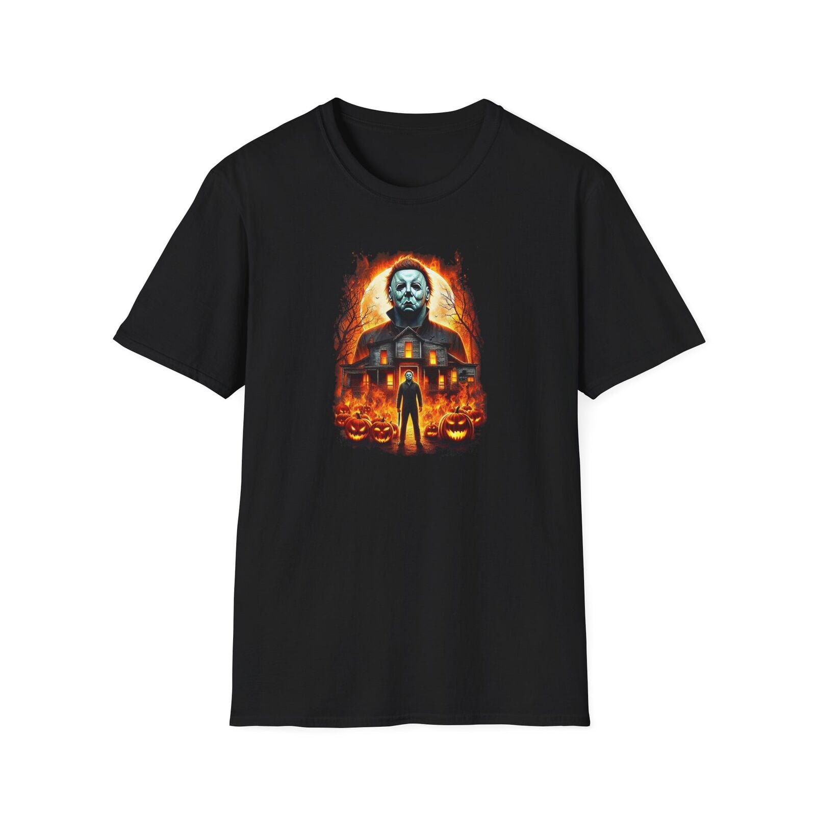 Creepy Slasher House Inspired Tee, Classic Horror Vibe - Walmart.com