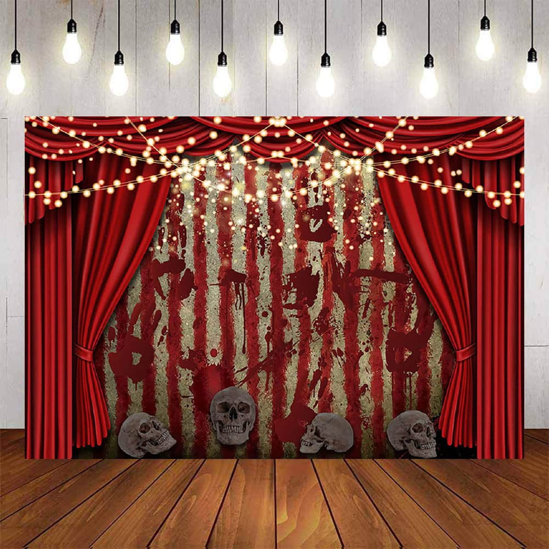 Creepy Striped Backdrop for Halloween Parties, Trick or Treat Events ...