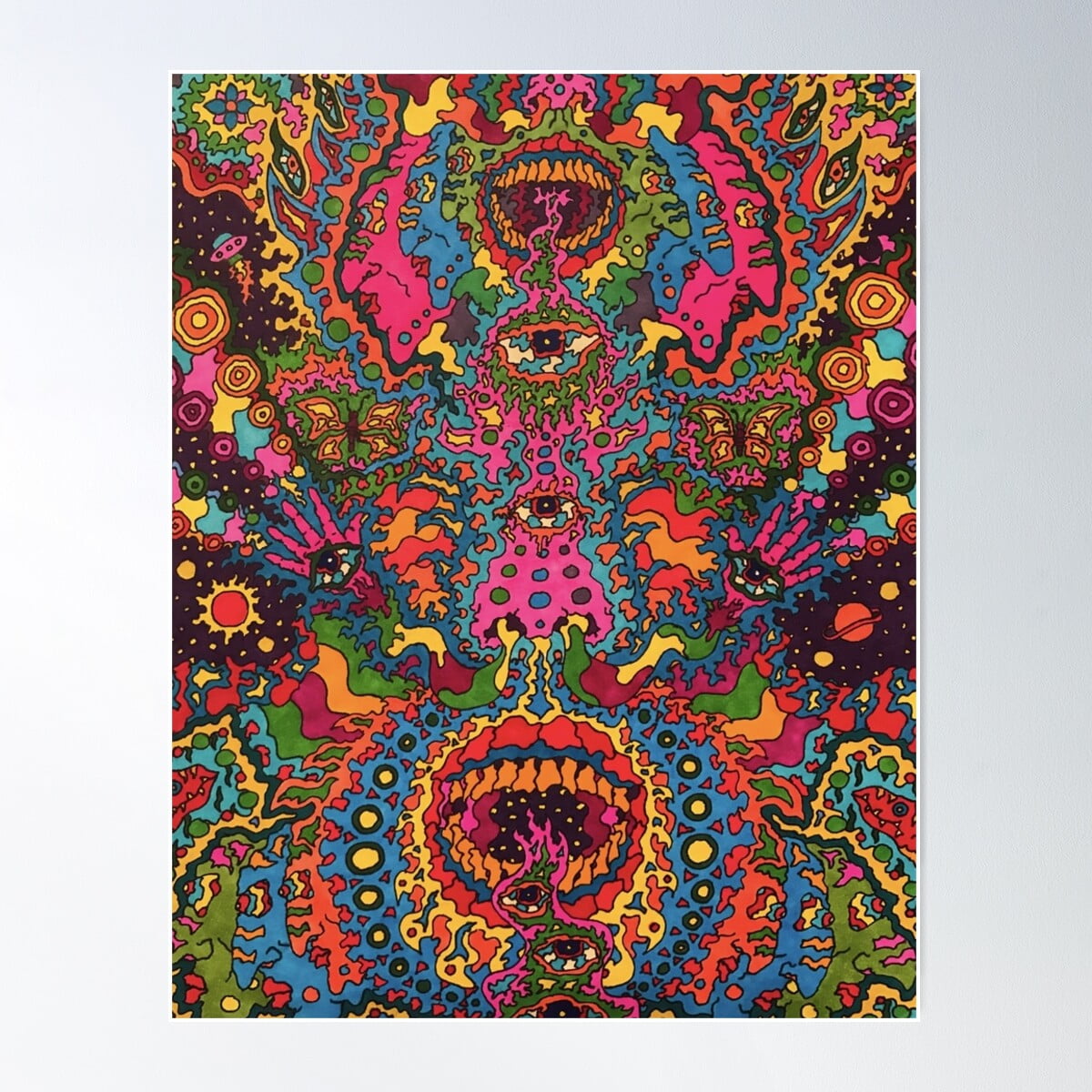 Creepy Surreal And Psychedelic Monsters And Spooky Creatures - Gift For ...