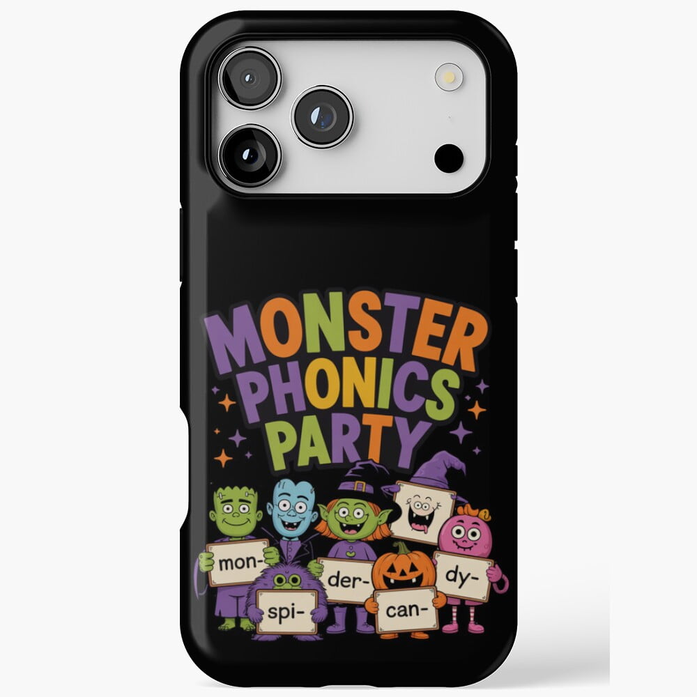 Creepy Syllables Monster Creepy Classroom Vibe Phone Case for iPhone 11 ...