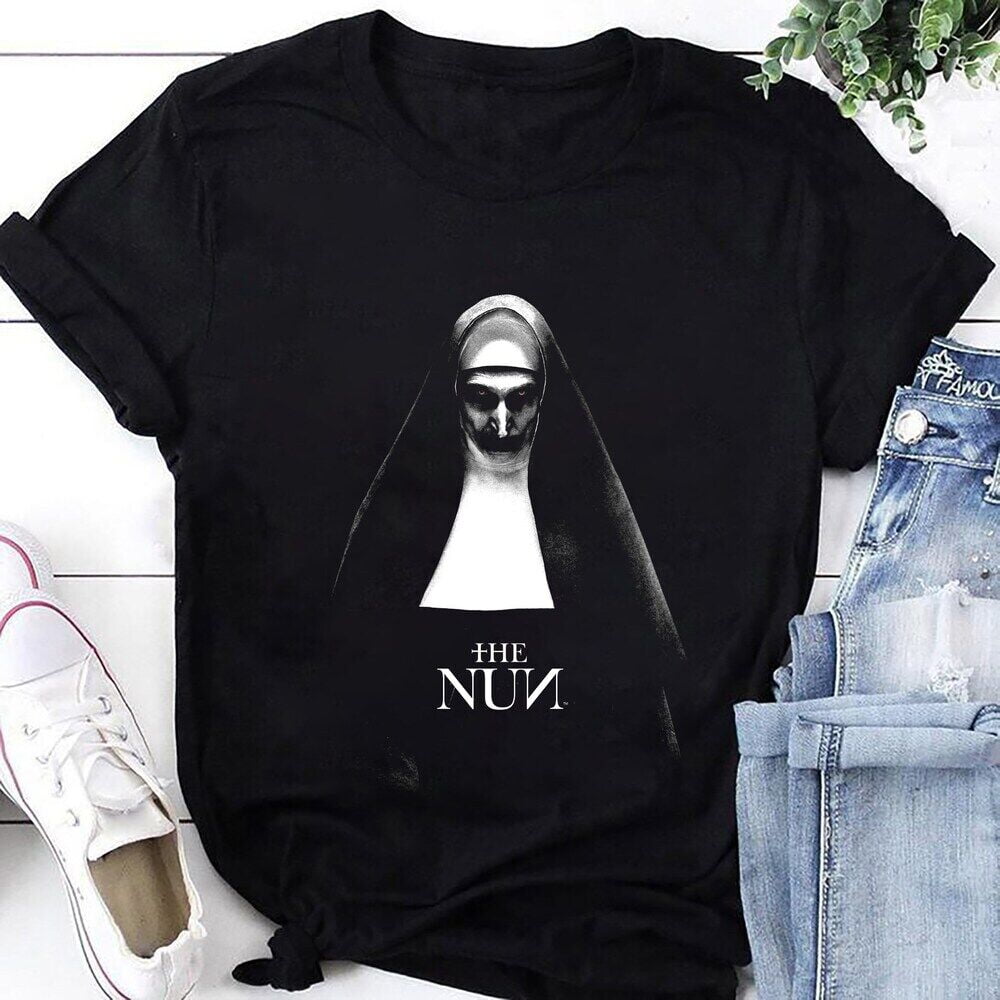 Creepy The Nun Valak Conjuring T-Shirt, Valak Shirt Fan Gifts, The Nun ...
