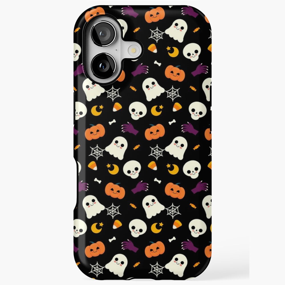 Creepy Time Funny Retro Cute Compatible Phone Case for iPhone 11–17 Pro ...