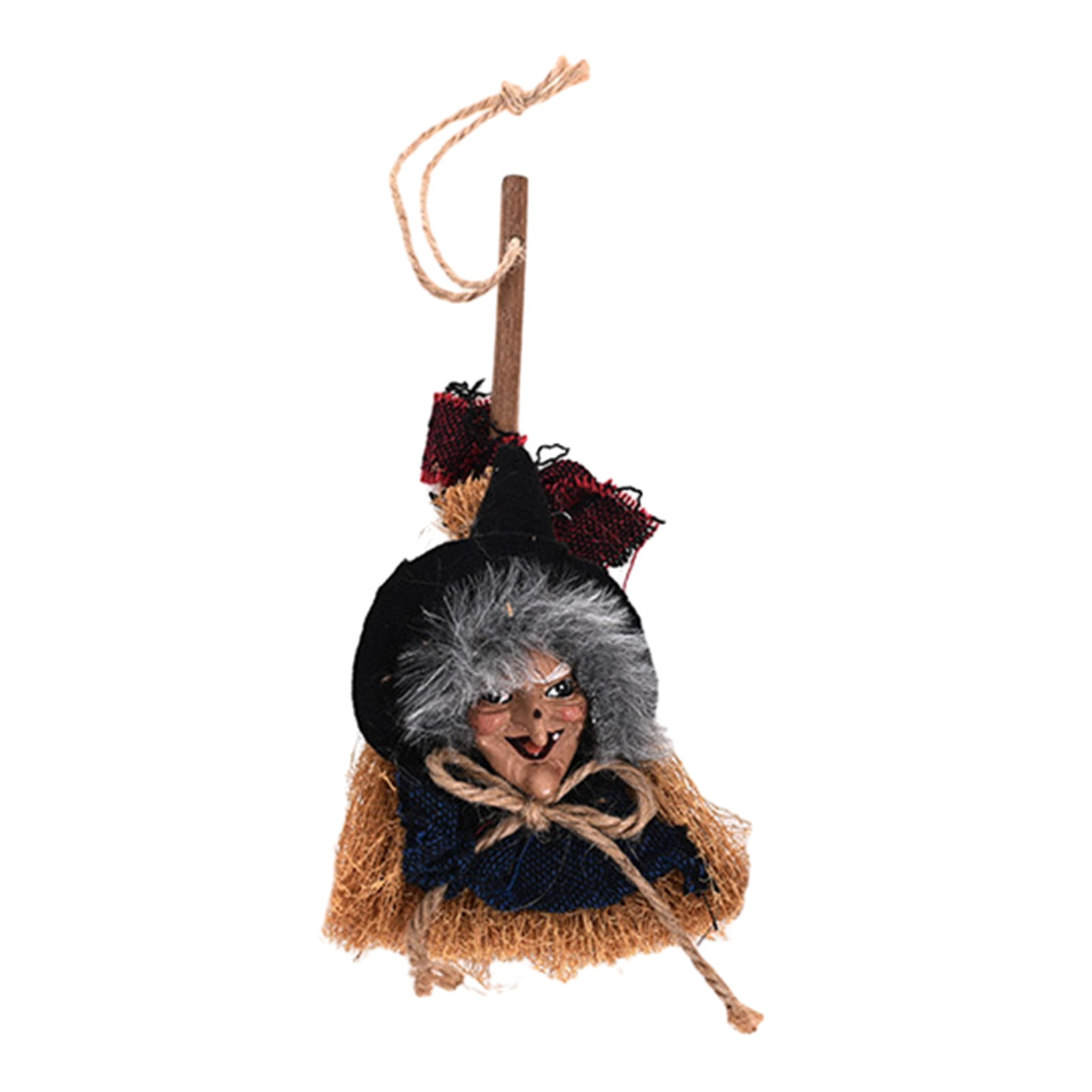 Creepy Witch Pendant Witch Broom Pendant Creepy Halloween Decoration ...