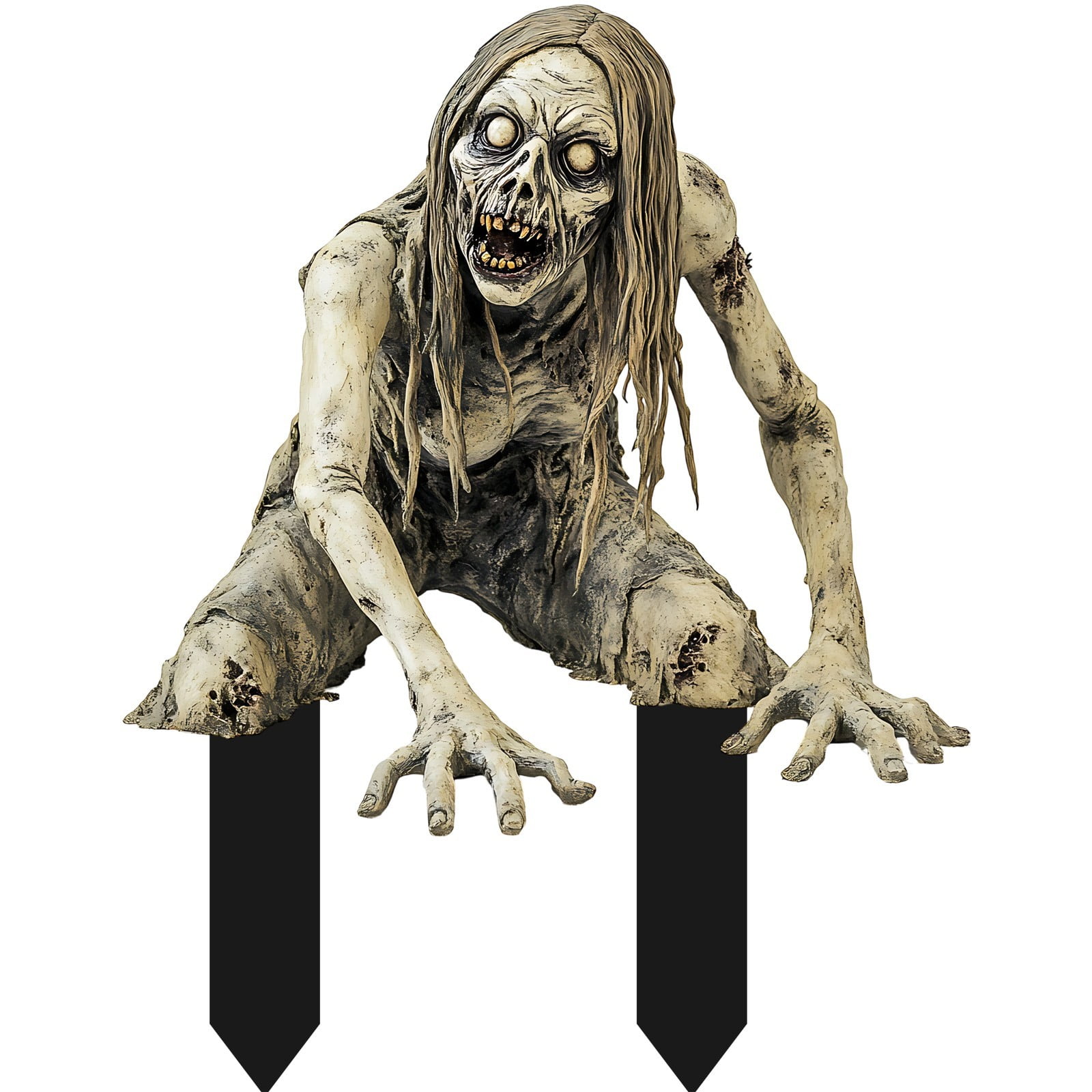 Creepy Zombie Groundbreaker Halloween Decoration, Realistic Outdoor ...
