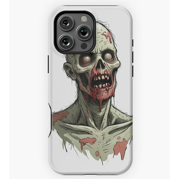 Creepy Zombie Horror head design GA6874 Phone Case for iPhone 11 to 17 ...