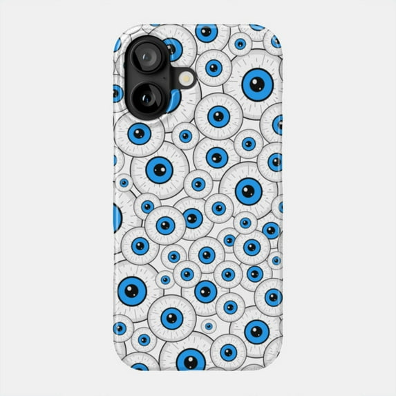 Creepy and Colorful Eyeball Pattern Graphic Case for iPhone 11, 12, 13 ...