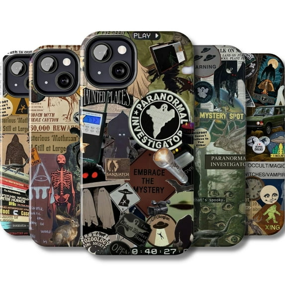 Creepy and Scary Cryptidcore Phone Case with a Folklore Monster and ...